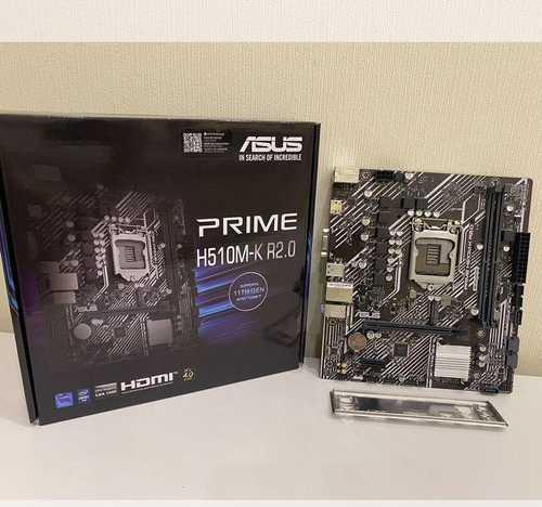 Материнская плата asus prime H510M-K R2.0, LGA1200