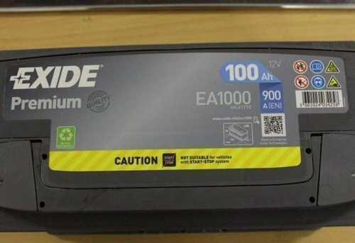 Аккумулятор Exide EA1000 100Ah 900A