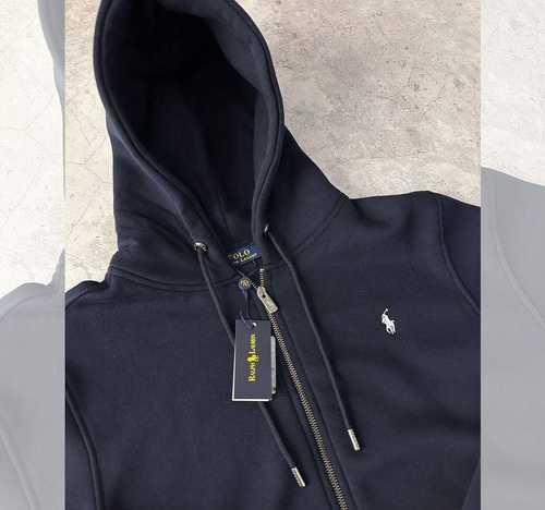 Зип худи Polo Ralph Lauren синее мужское