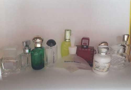 Флаконы-миниатюры от винтажных парфюмов