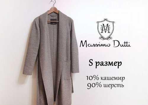Пальто кашемир шерсть Massimo Dutti S