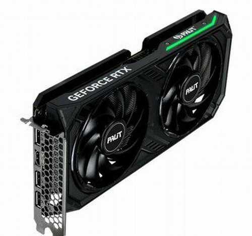 Видеокарта Palit PCI-E 4.0 RTX4060 dual nvidia GeForce RTX 4060 8Gb 128bit gddr6 1830/17000 hdmix1 D