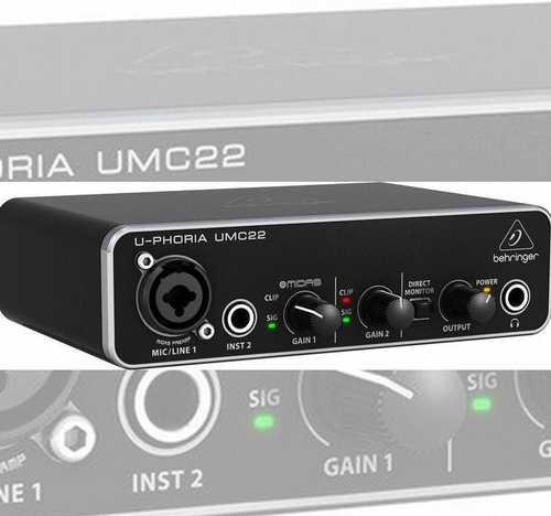 Звуковая карта behringer umc22