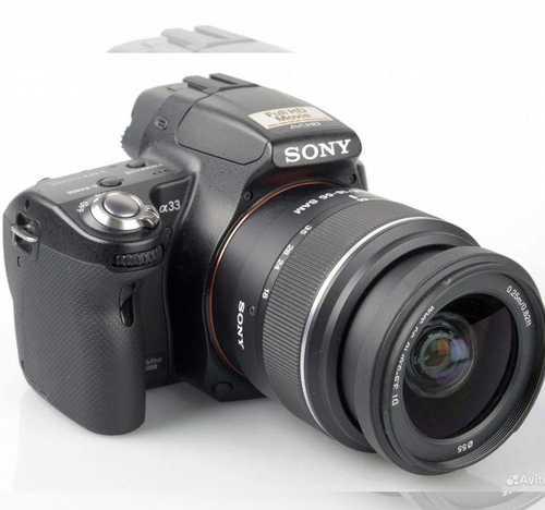 Зеркальный фотоаппарат Sony alpha а33