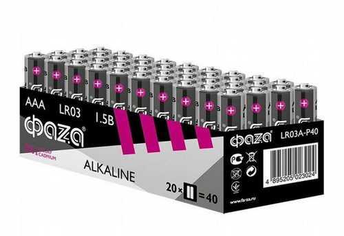 Элемент питания щелочной AAA/LR03 1.5В Alkaline Pa