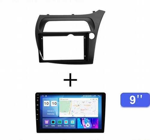 Магнитола Honda Civic 5D Правый Mekede M600S 6 128G carplay