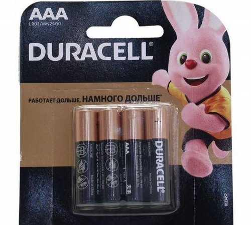 Батарейки AAA Duracell MN2400 (блистер, 4шт.)