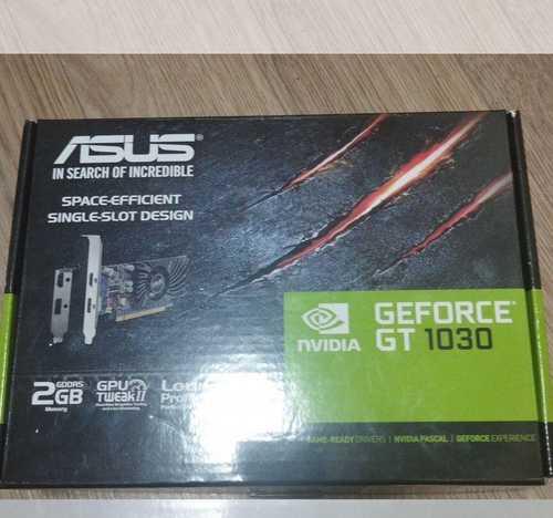 Видеокарта Asus GeForce GT 1030 LP 2гб gddr5