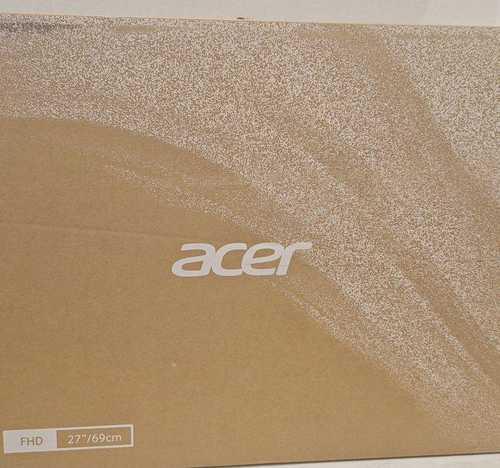 Новый монитор Acer 27" V277 FHD 75гц IPS black