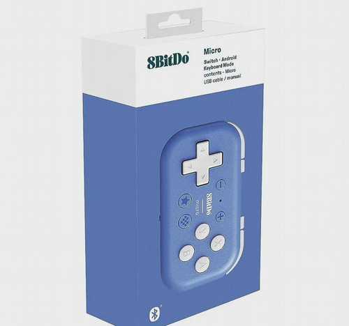 8Bitdo Micro Bluetooth геймпад Blue