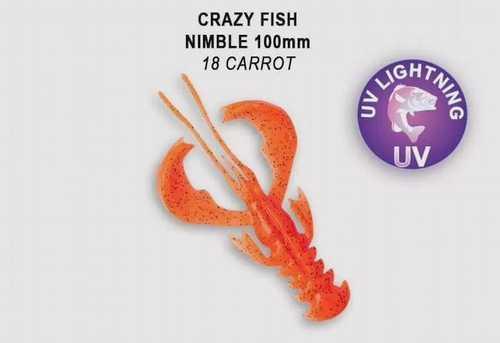 Силиконовые приманки Crazy Fish nimble 4 18