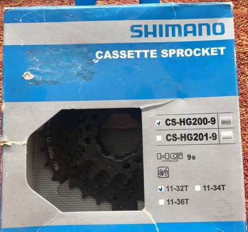 Кассета Shimano Аltus CS-HG200-9 11-32Т