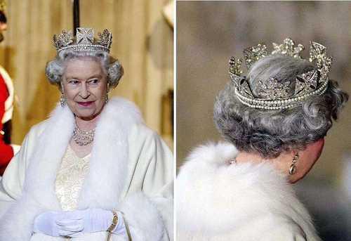 Тиара диадема корона Елизаветы II