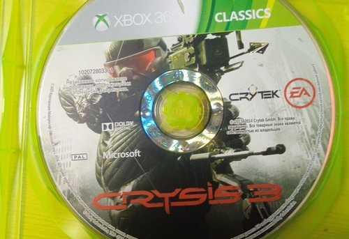 Диски на xbox 360 crysis 3