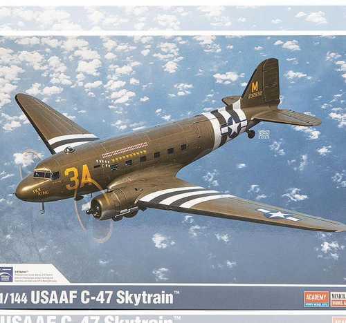 Модель 12633 Academy usaaf C-47 Skytrain 1/144