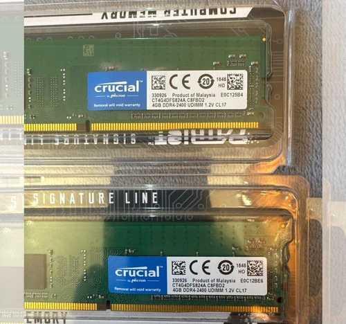 Оперативная память ddr4 4gb 2400