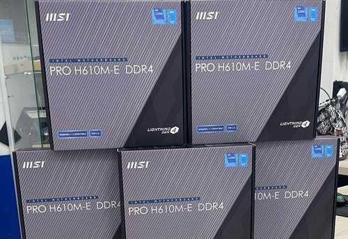 Комплект i3-12100F + MSI PRO H610M-E DDR4 LGA1700
