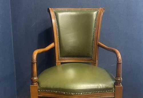 Итальянское кресло Эпока (нат.кожа; шпон)