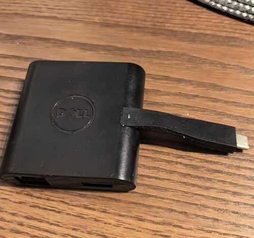 Док станция Dell DA200 USB-C hdmi VGA Ethernet USB