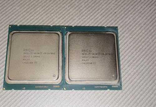 Пара процессоров intel xeon e5 2670 v2