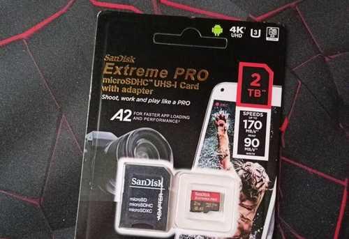 Карта памяти SanDisk Extreme Pro 2Tb micro sd