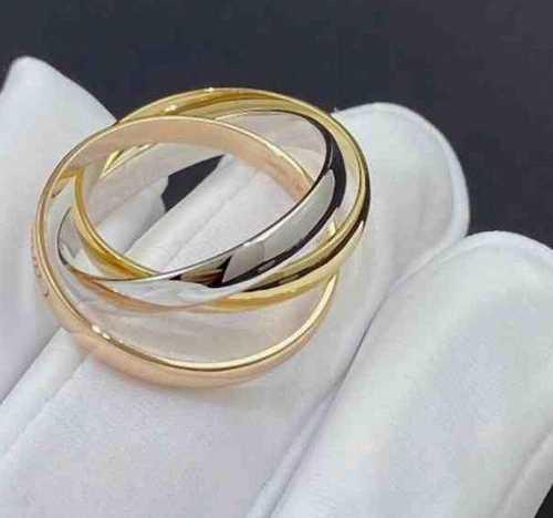 Золотое кольцо Cartier Trinity