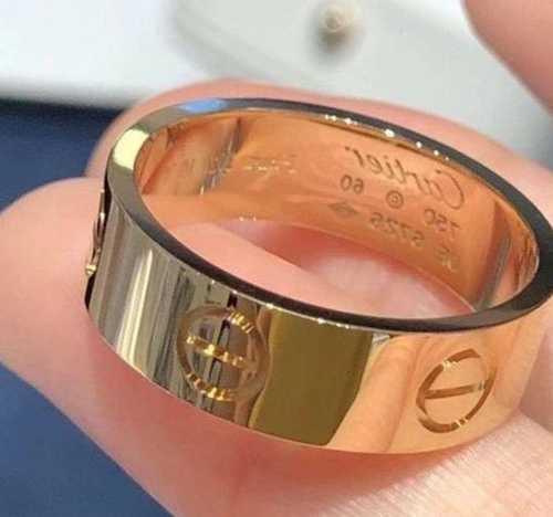 Кольцо Cartier Love желтое золото 0.0074 мм