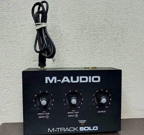 Аудиоинтерфейс M-Audio M-Track Solo