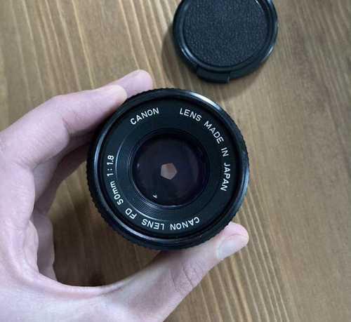 Объектив Canon FD 50mm 1.8