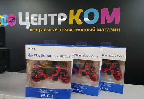 Геймпад PS4 Хаки красный