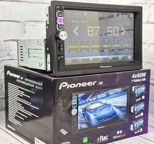 Магнитола pioneer 1din Carplay GRS-v6-02