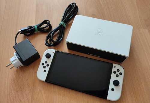 Nintendo Switch Oled 64GB Белый