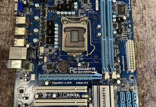 Материнская плата gigabyte GA-H55M-S2