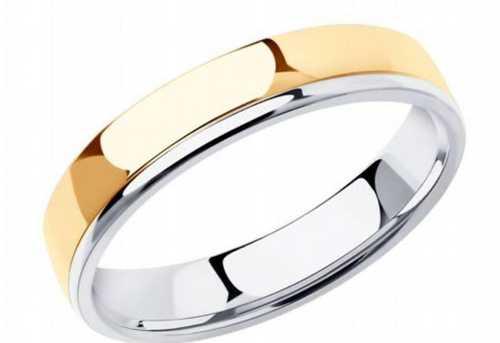 Кольцо комбинированное золото 585 Sokolov (новое)