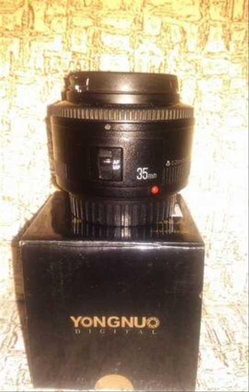 Объектив Yongnuo Lens EF 35 mm 1:2