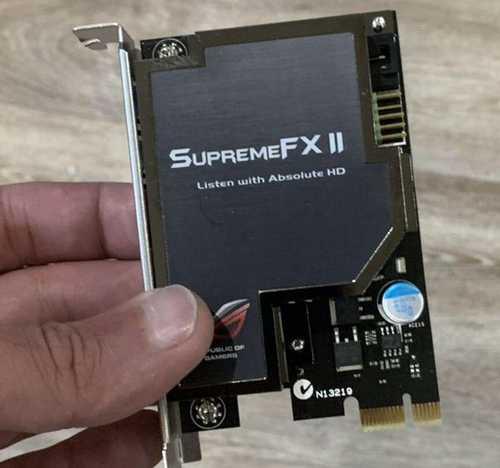 Звуковая карта asus supremefx II