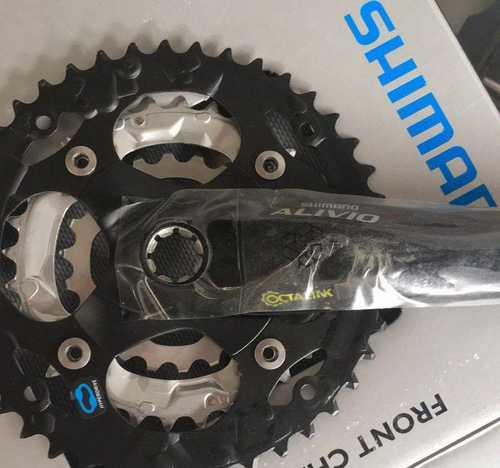 Система Shimano Alivio FC-M410 черная 170 мм