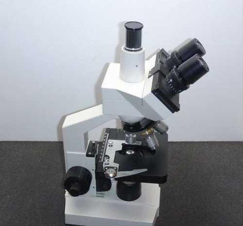 Лабораторный тринокулярный микроскоп omax