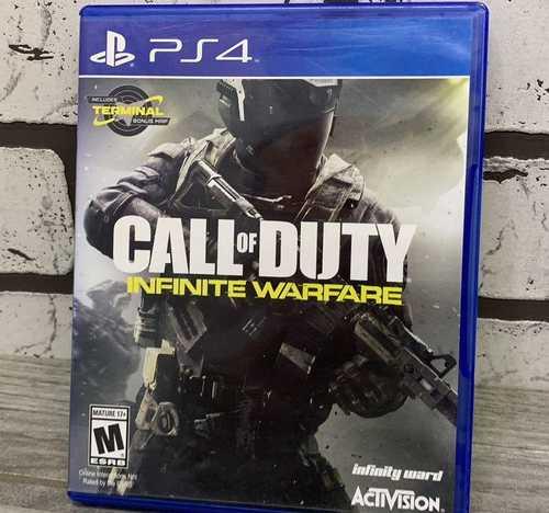 Диски на ps4 call of duty infinite warfare