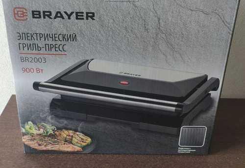 Электрический гриль-пресс brayer BR2003