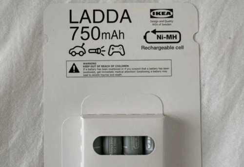 Аккумуляторы Ladda IKEA 750mah AAA