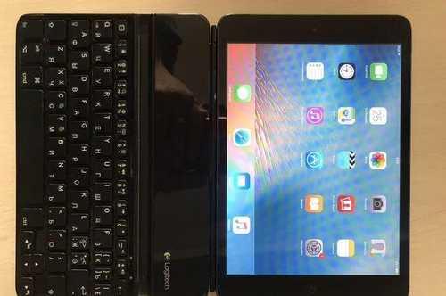 iPad Mini 32 gb с магнитной клавиатурой Logitech