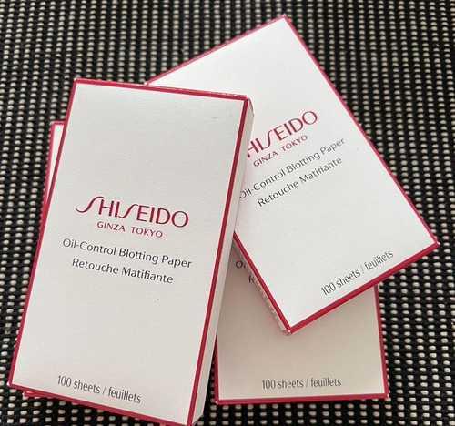 Shiseido матирующие салфетки 100 штук (до 02.2026)