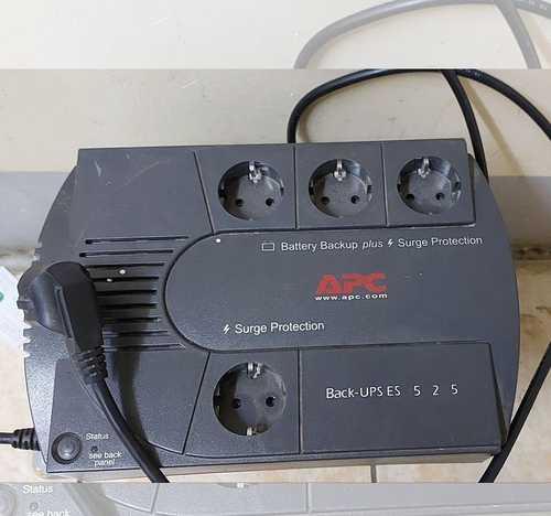 Ибп APC Back-UPS ES BE 525 RS, 525вa без акума