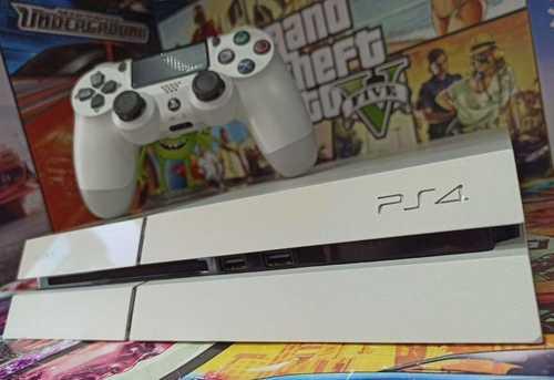 Sony Playstation 4 Ps4 White 500gb 1108a