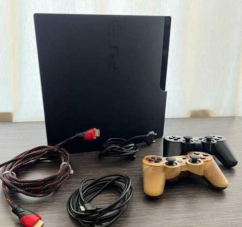 Игровая приставка PS3 slim прошитая 160gb