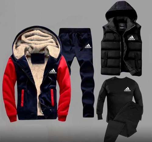 Спортивный костюм Adidas 5 предметов теплый