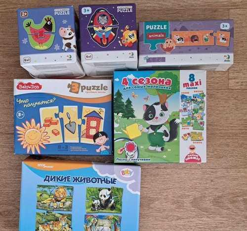 Пазлы на 1-4 года
