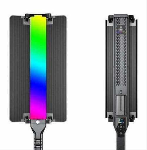 Яркий RGB LED видеосвет/стик со шторками новый