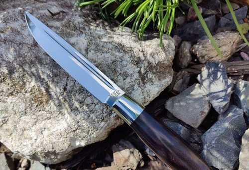 Нож финка Классика 95х18 мельхиор, граб